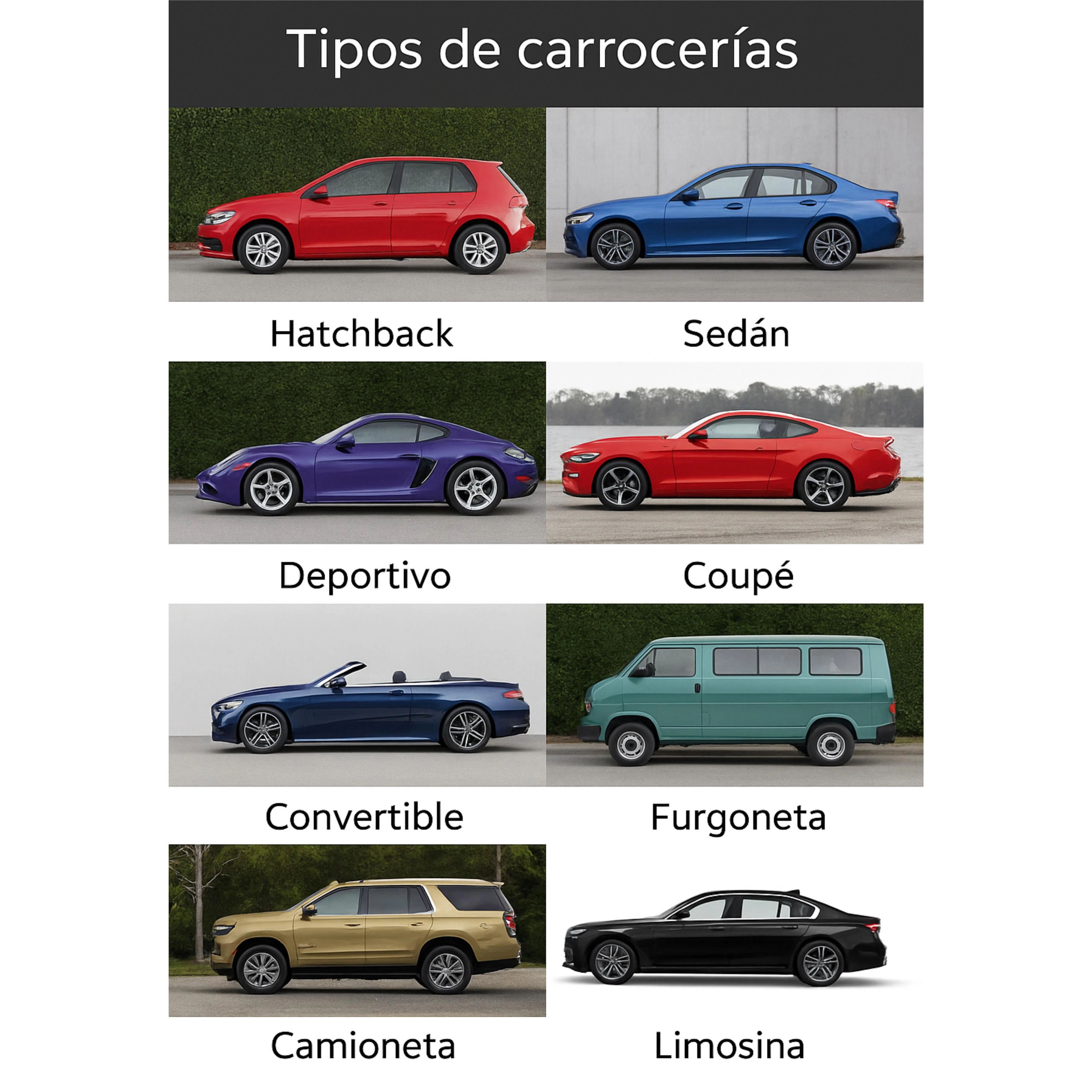 Tipos de carros: características y ventajas | Noticias | VendeTuNave